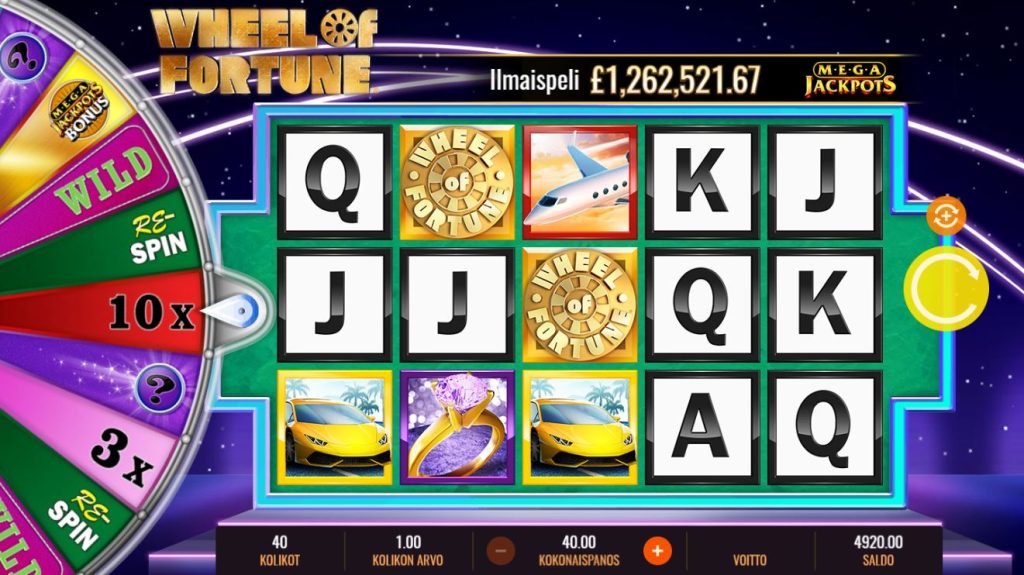 Mega Jackpots Wheel of Fortune On Air – IGT:n uutuusslotti