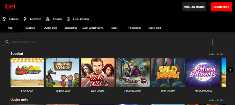 Ibet Casino – liity & lunasta 100 % bonus 200 € asti